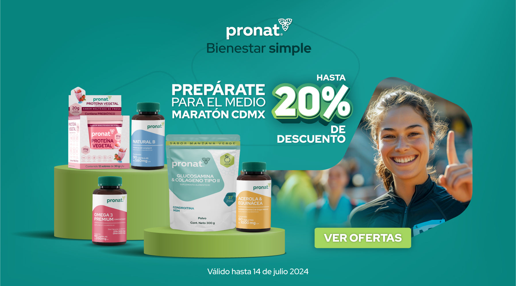 Kits exclusivos Medio Maratón CDMX — Pronat