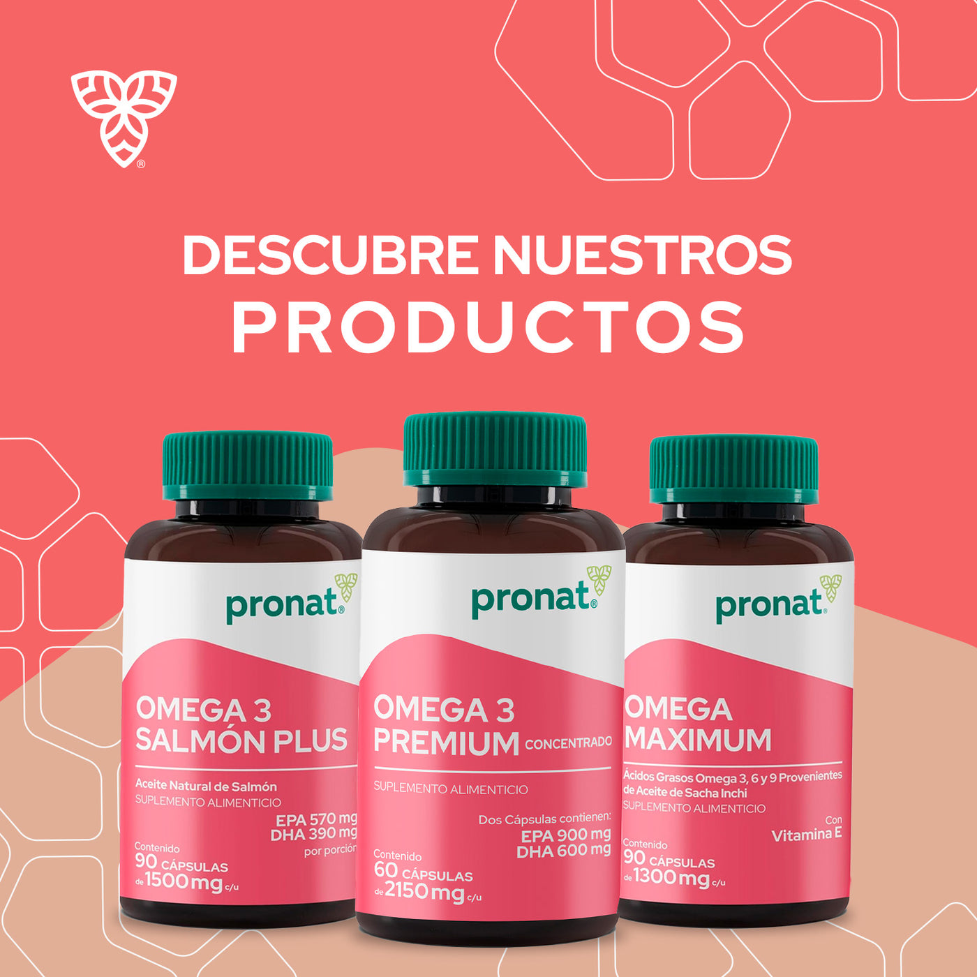 Omega 3 PREMIUM 60 cápsulas - Pronat
