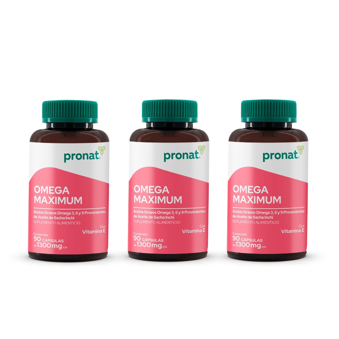 KIT 3 PIEZAS - Omega Maximum 90 caps. — Pronat