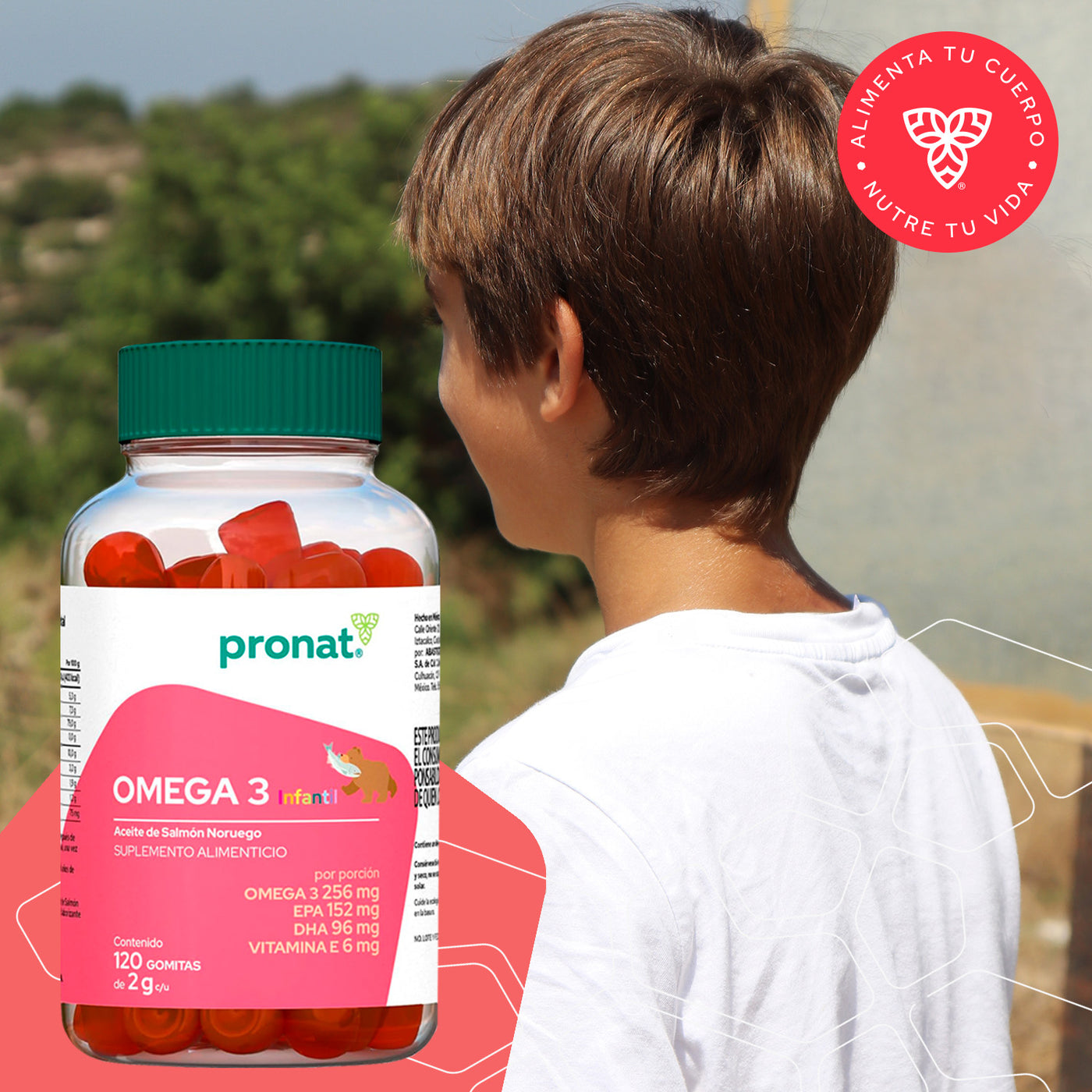 Omega 3 infantil 120 Gomitas- Pronat